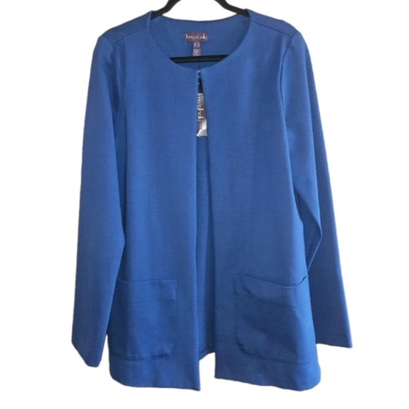 long tall sally | Jackets & Coats | Nwt Long Tall Sally Blazer Blue ...